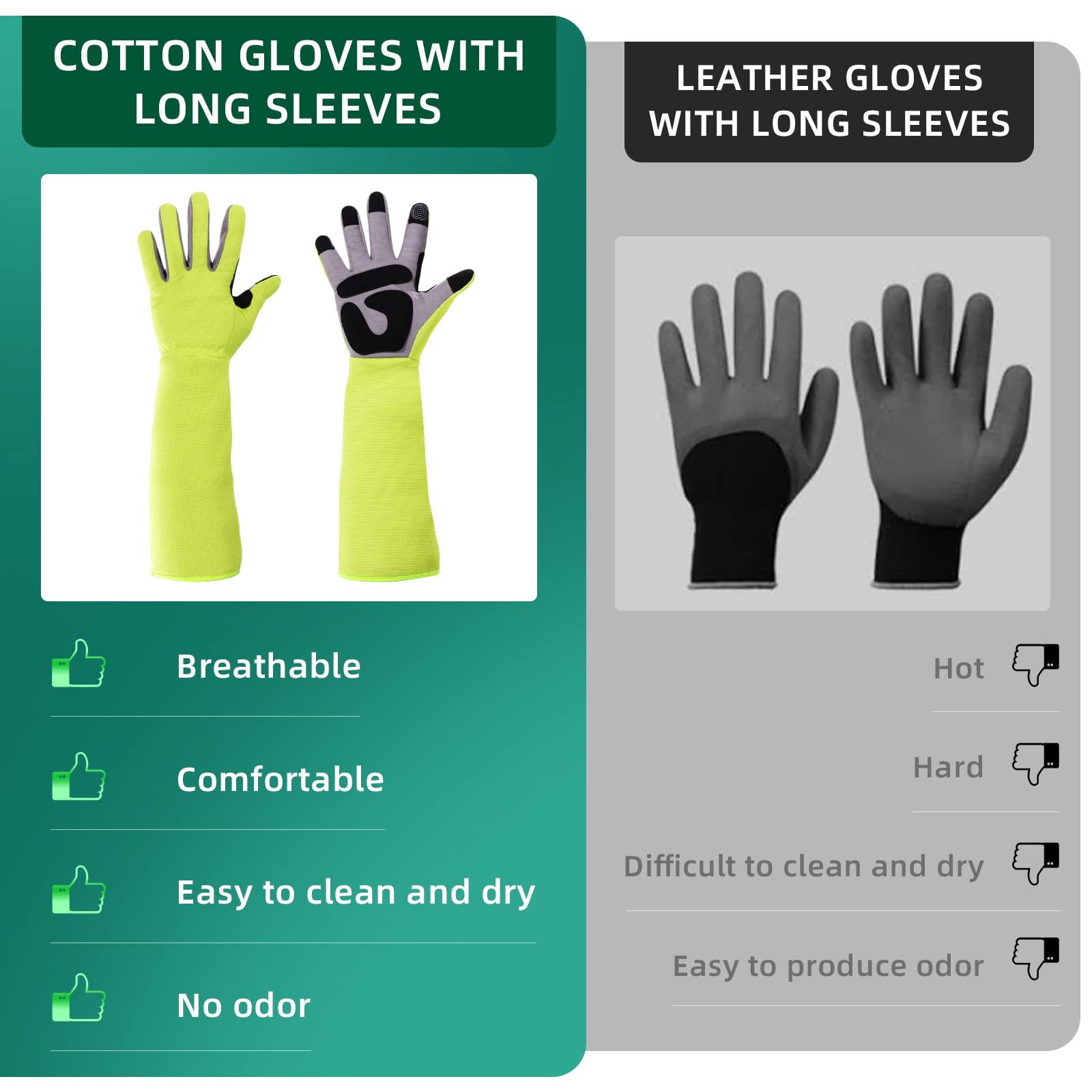MEPEREZ 3-in-1 Gloves for Gardening, Farming & Cleaning, Stab-Proof, Non-Slip, Shock-Absorbing, Wear-Resistant, Comfortable, Breathable