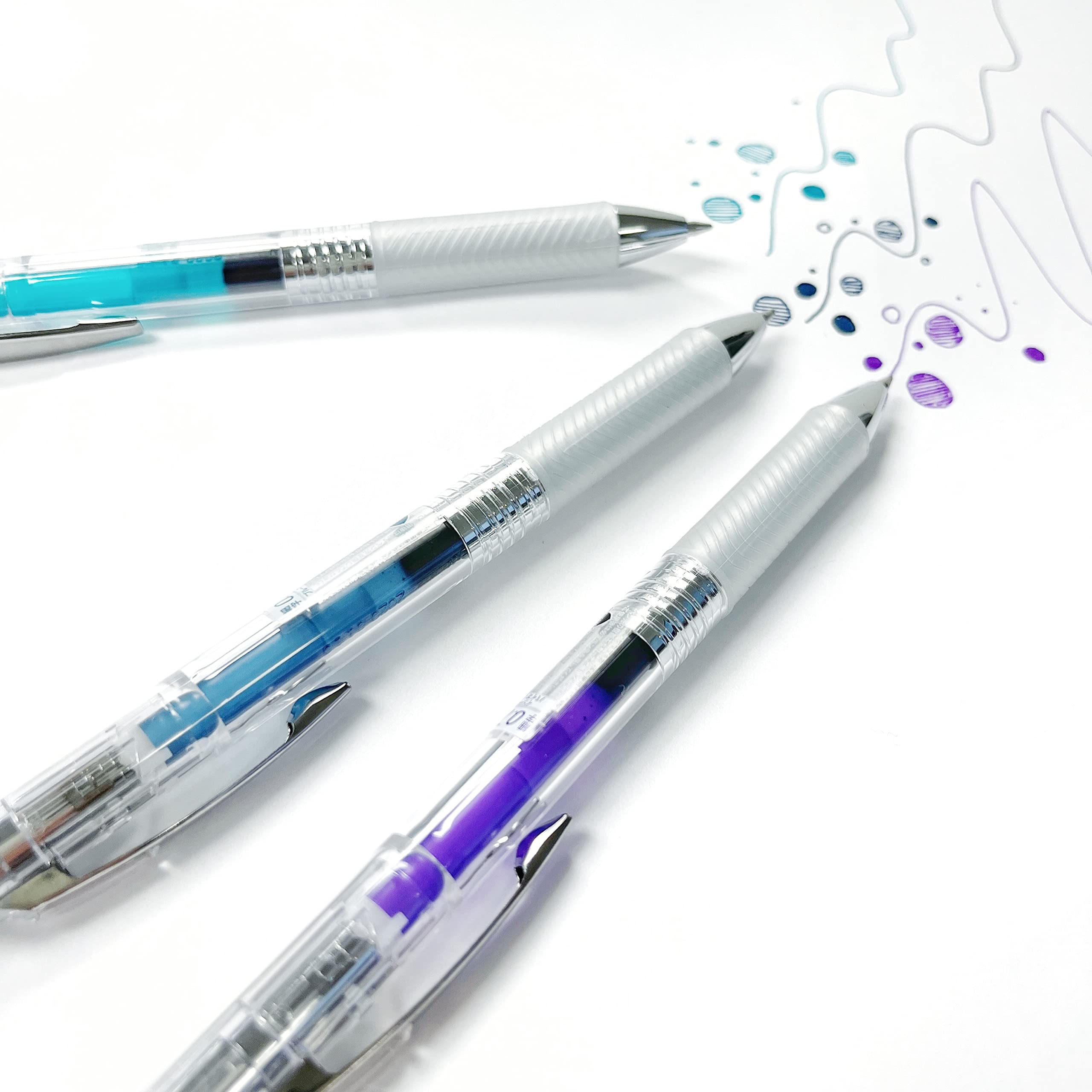 Pentel BL77TL-10 EnerGel Ink Ballpoint Pen, 0.03 inches (0.7 mm), 10 Colors
