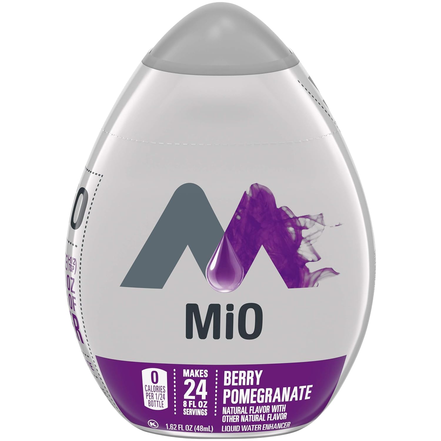 Mio Berry Pomegranate Liquid Water Enhancer Drink Mix (1.62 fl oz Bottle), Set of 4