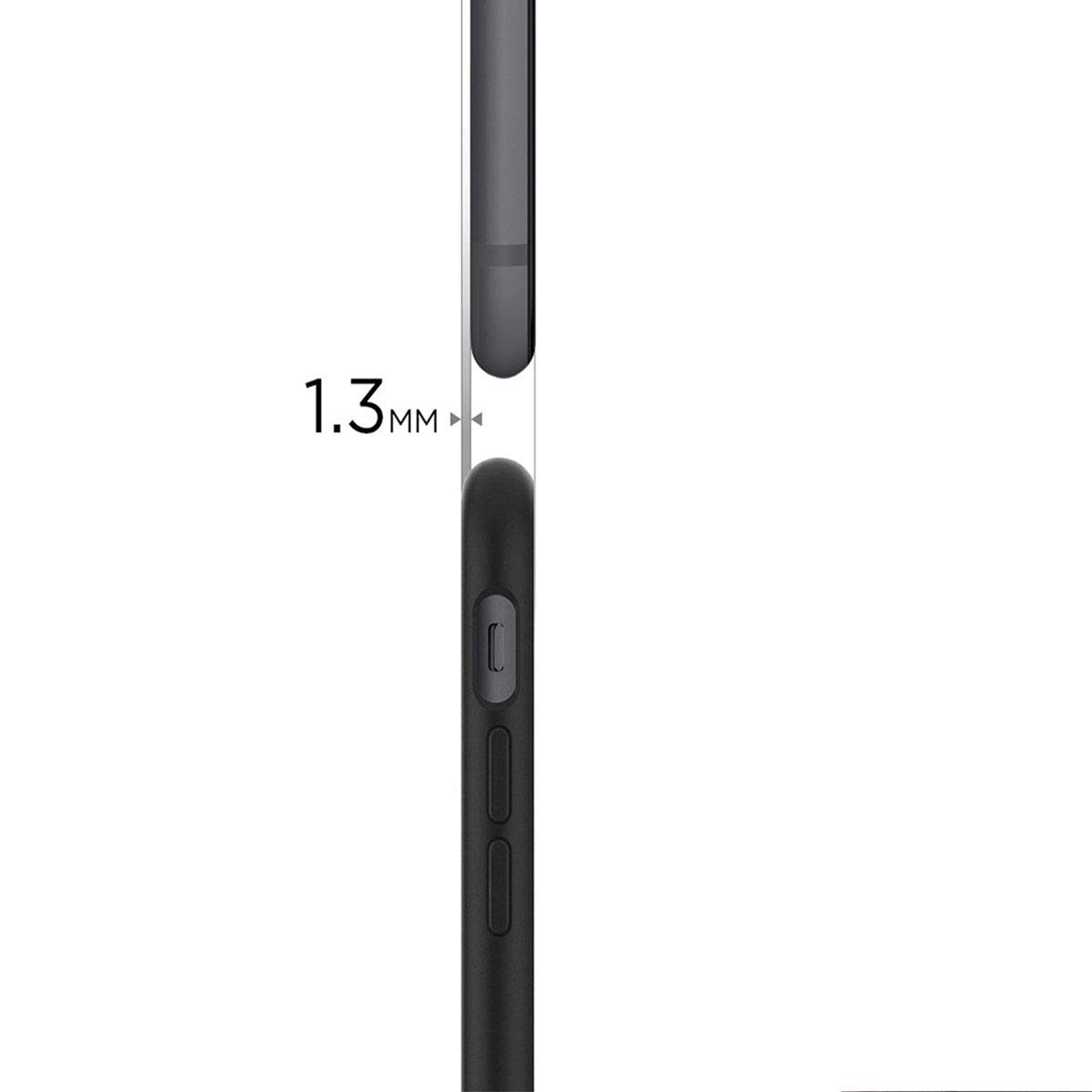 Black Cover for Motorola ThinkPhone + [2 Pack] HD Tempered Glass, Silicone Shell TPU Bumper Protective Back Case - Scratch Screen Protector for Motorola ThinkPhone (6,6")