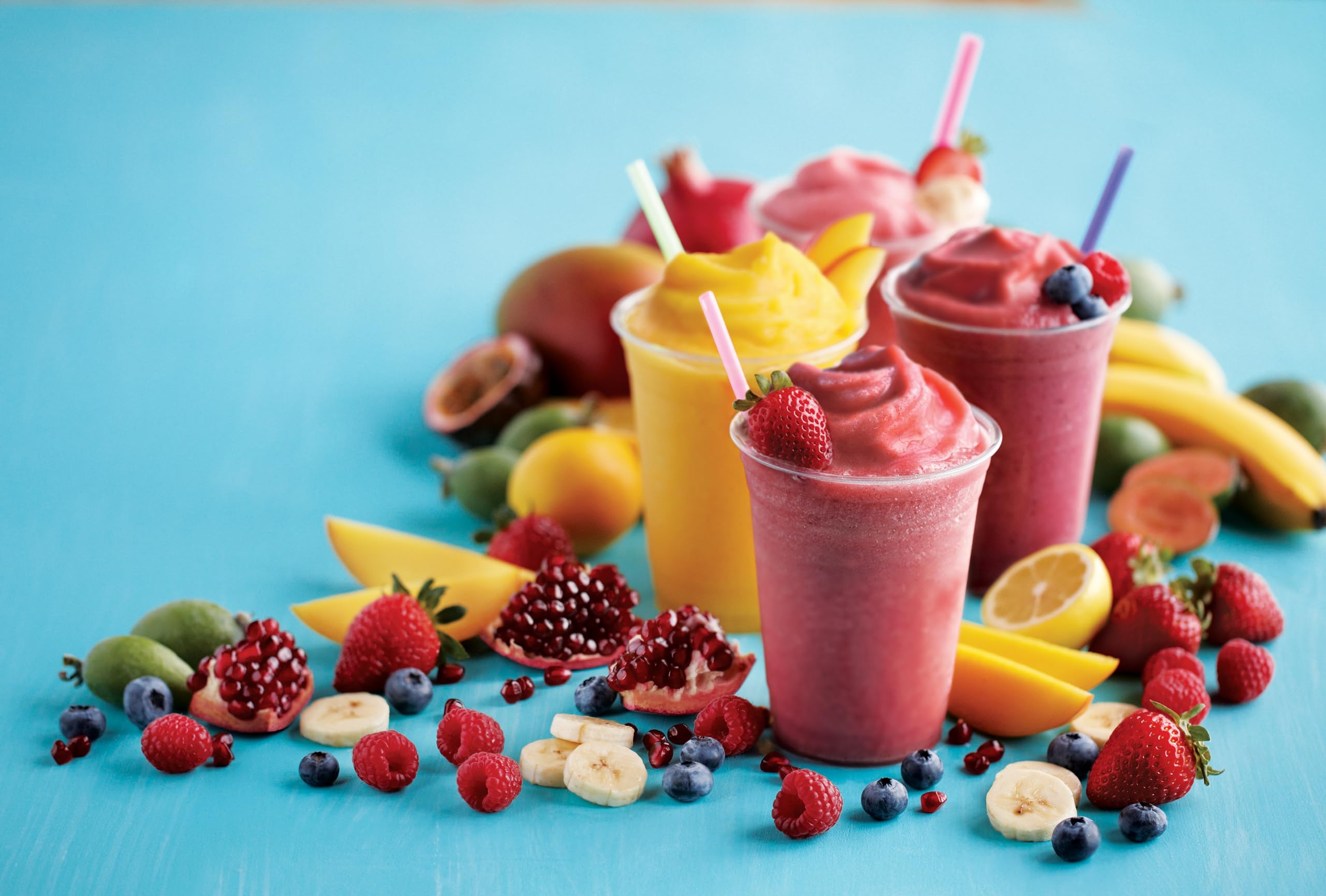 Torani Real Fruit Smoothie Mix, Blueberry Pomegranate, 64 Ounce