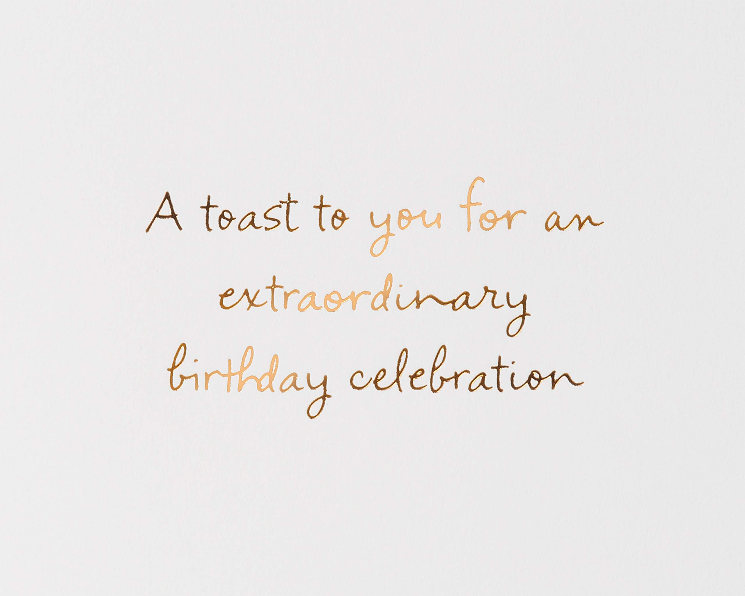 Papyrus Funny Birthday Card (Toast To You)