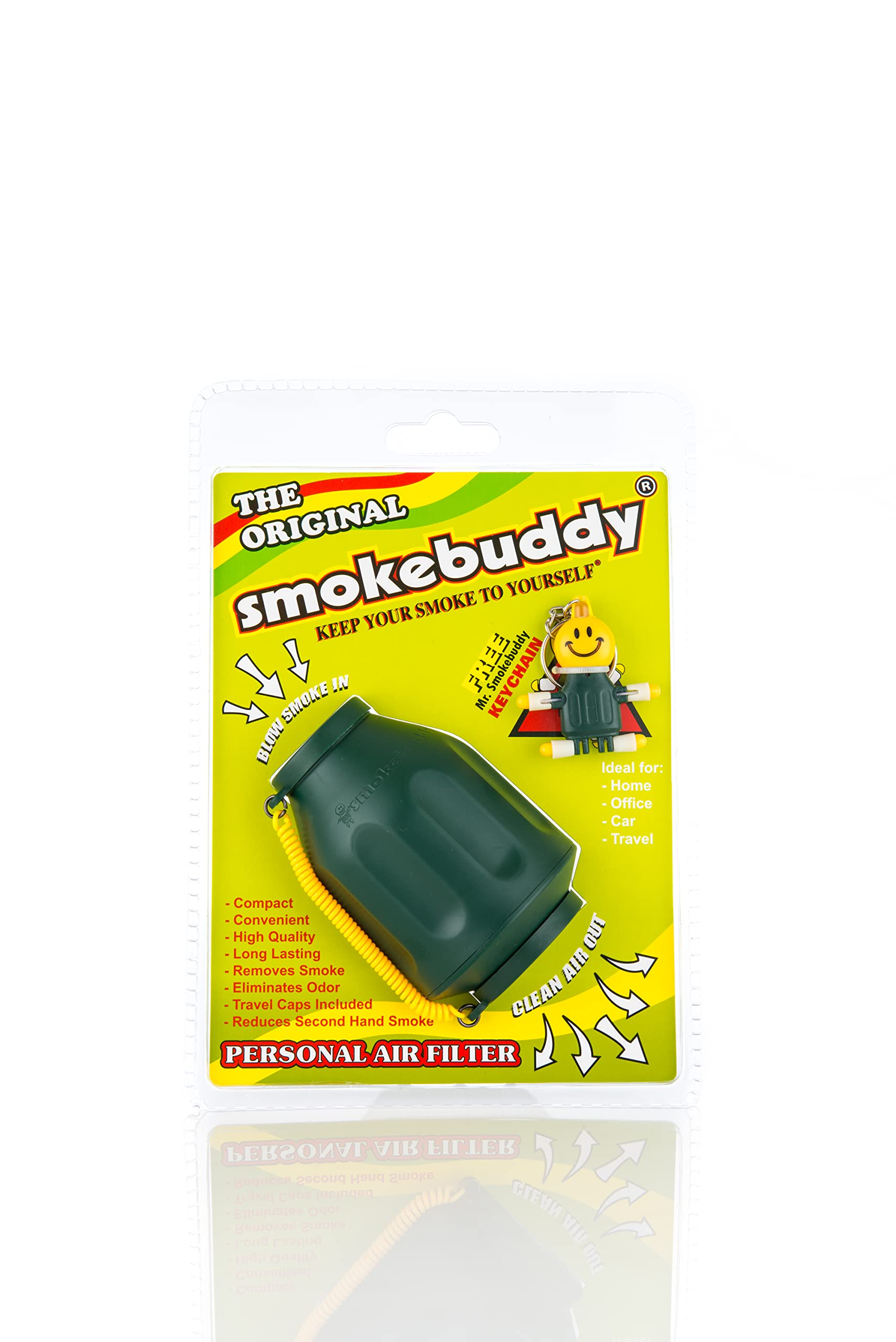 Smoke Buddy Personal Air Filter, Green