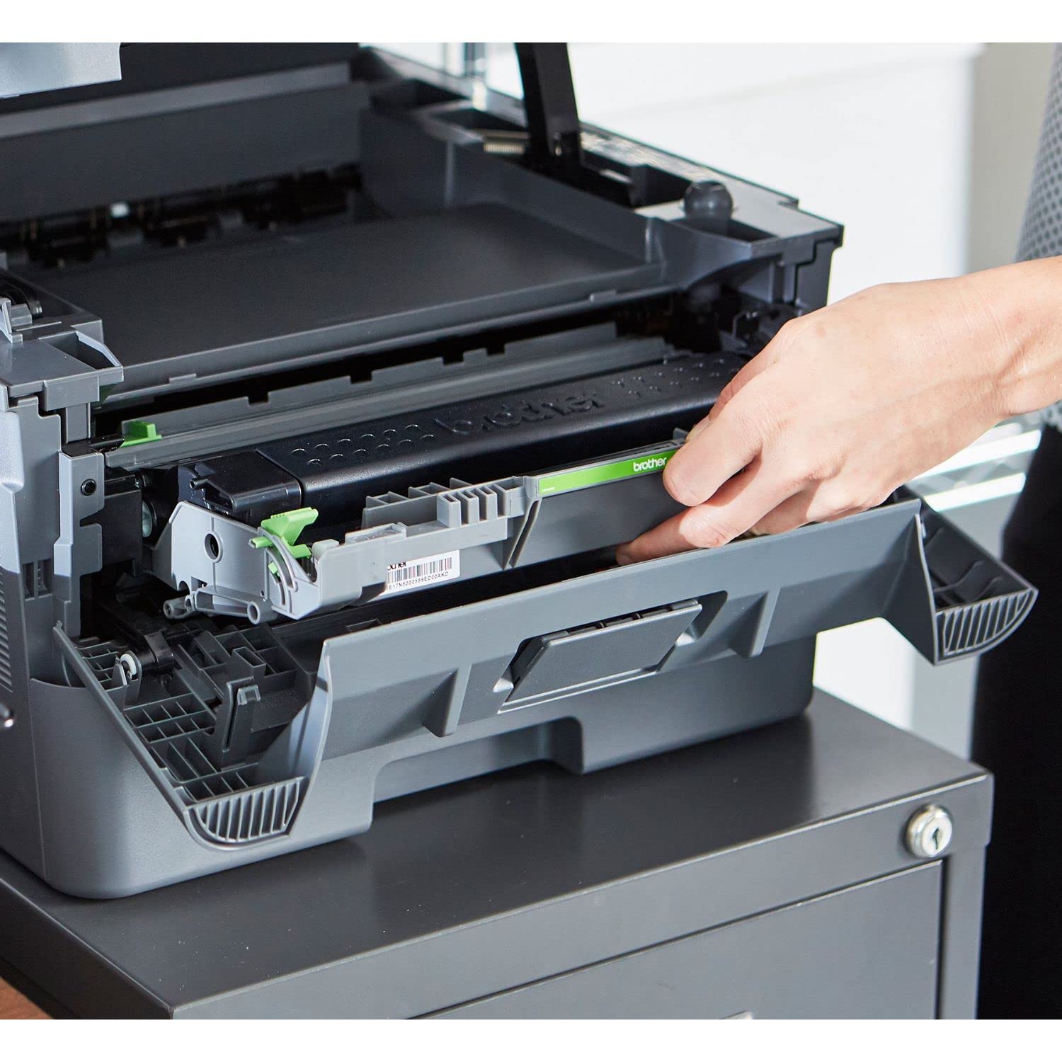 Brother Monochrome Laser HLl2390DW, Wireless Networking, Duplex Printing, Refresh Subscription and Amazon Dash Replenishment Ready