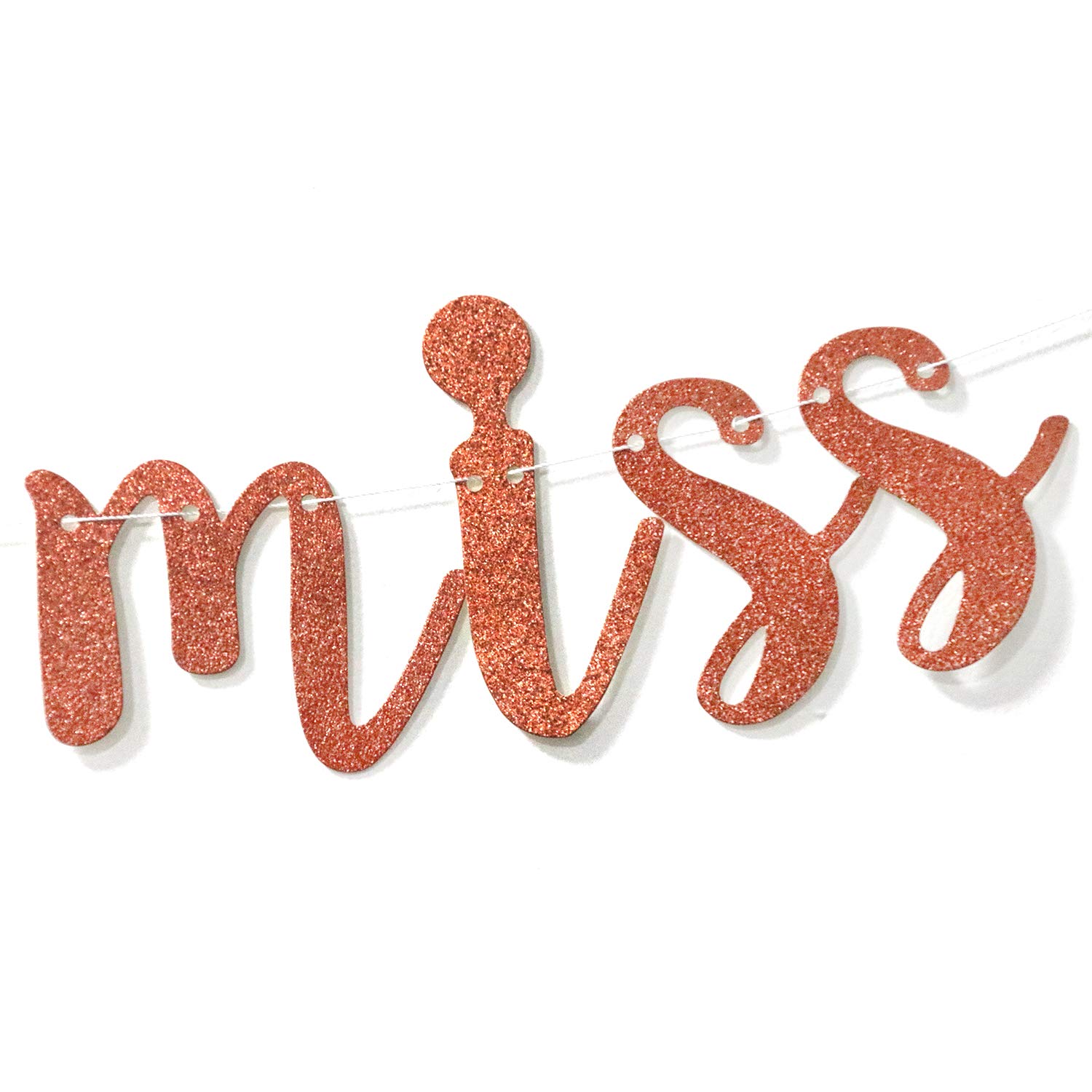Rose Gold Glitter We Will Miss You Banner--Retirement Party Decorations Sign-Going Away Party Decor-Farewell Party Decorations-Office Work Party Decorations