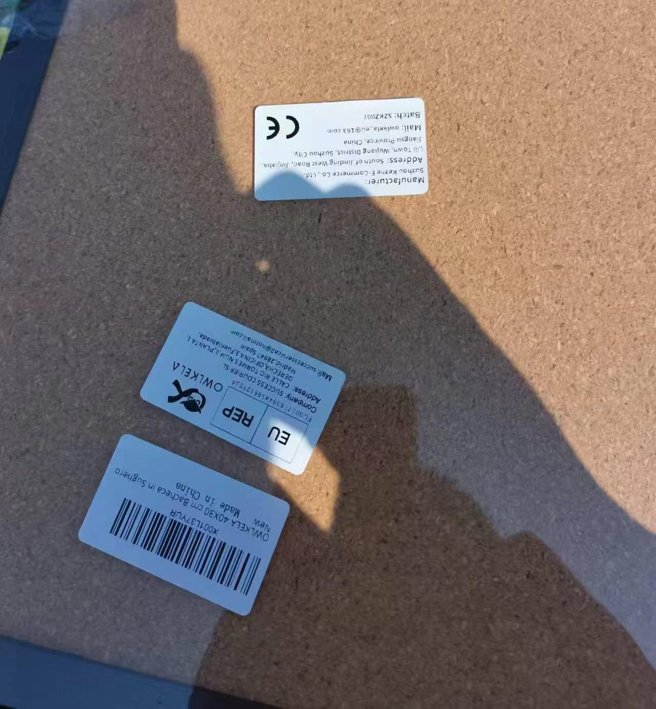 OWLKELA Cork Board Bulletin Board 17.7"X 13.3", Vision Board, Notice Pin Board, Ideal for Office & Home Decor, School Message Board or Vision Board