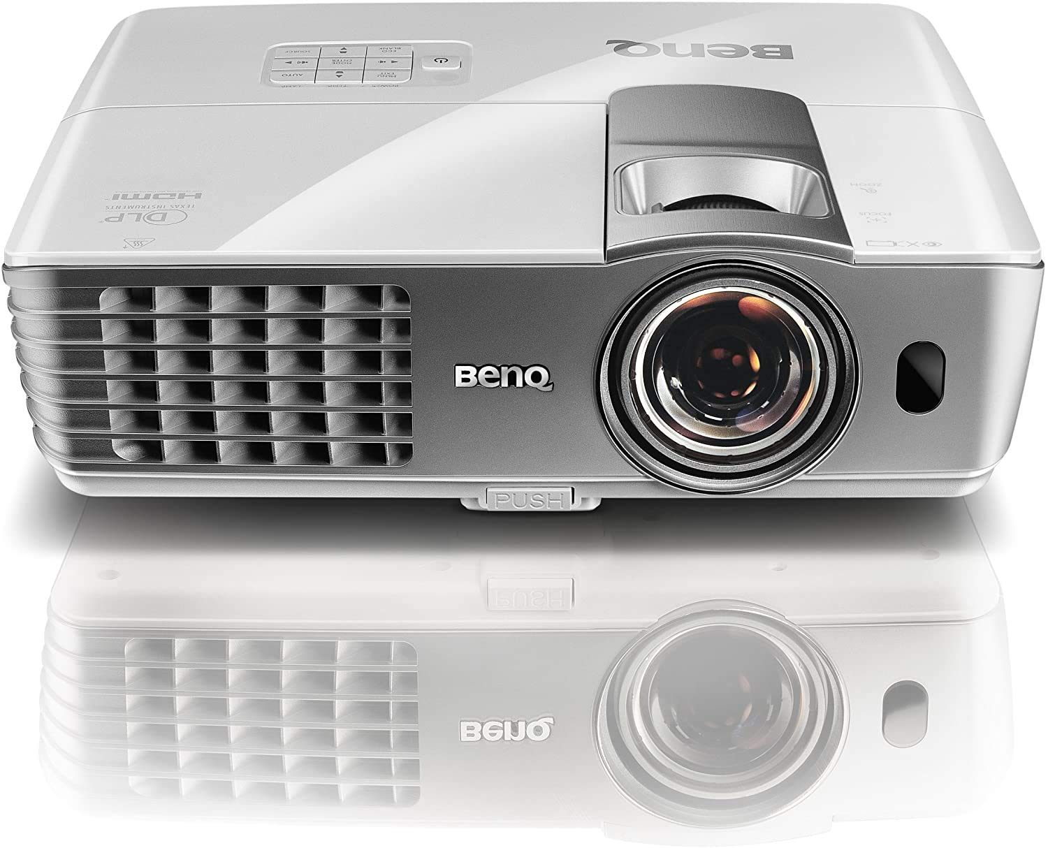 BenQ W1080ST 1080p 3D Short Throw DLP Home Theater Projector (White)
