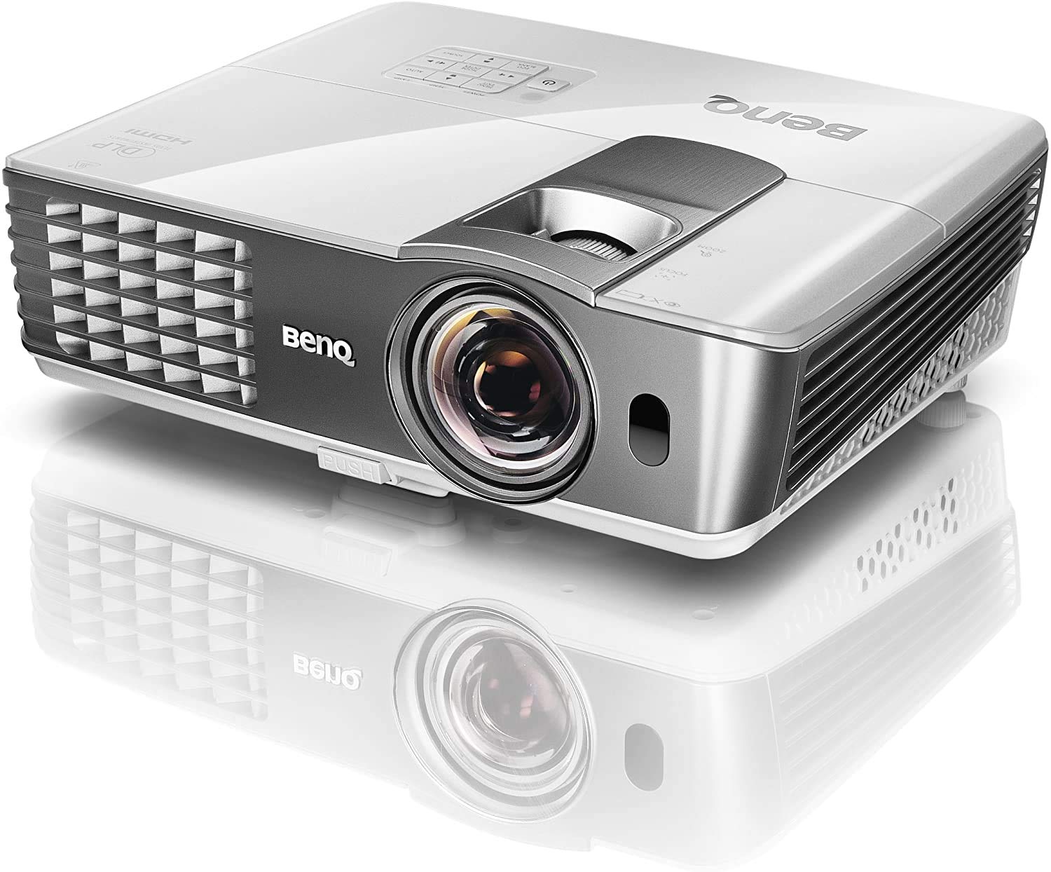 BenQ W1080ST 1080p 3D Short Throw DLP Home Theater Projector (White)
