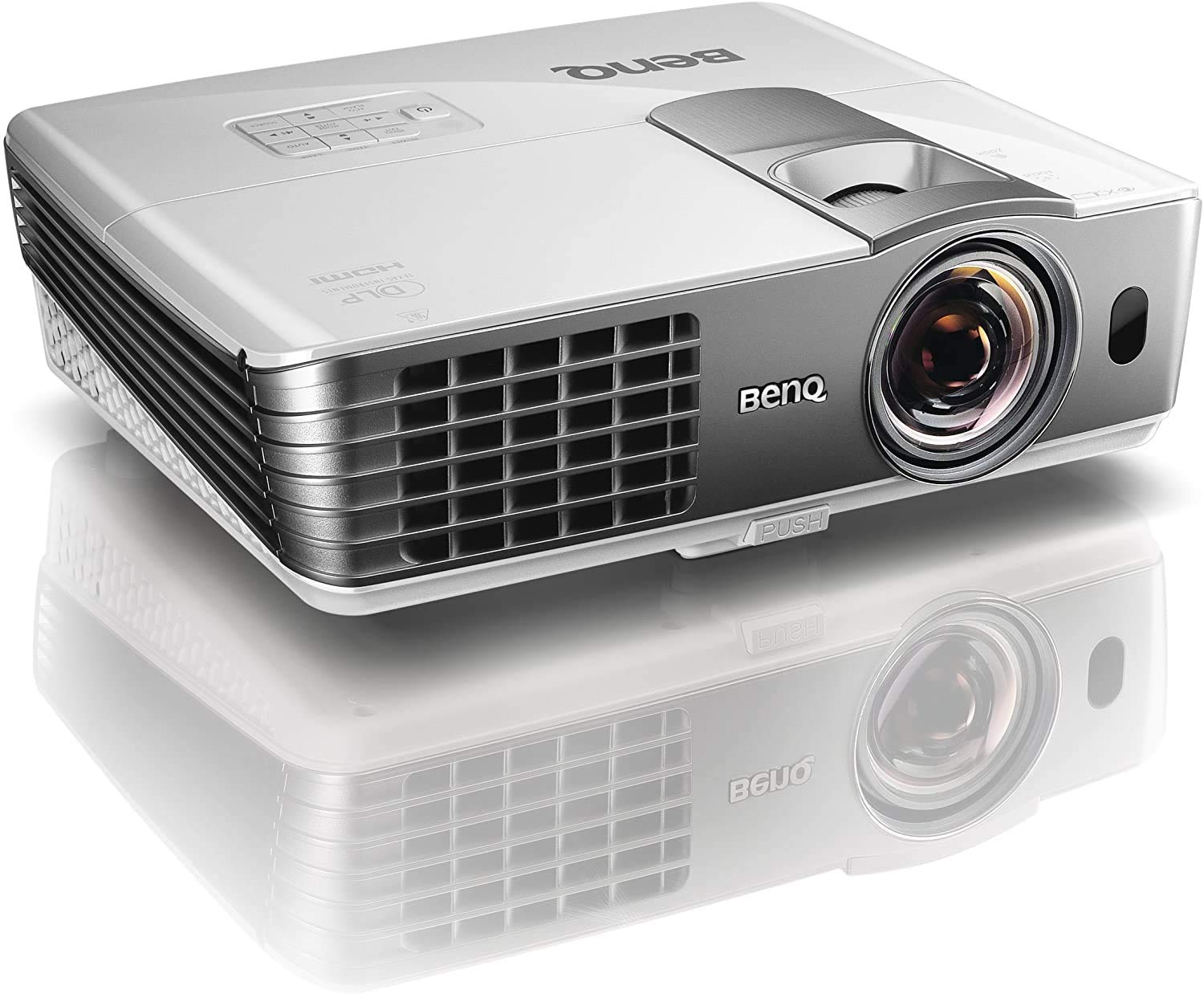BenQ W1080ST 1080p 3D Short Throw DLP Home Theater Projector (White)