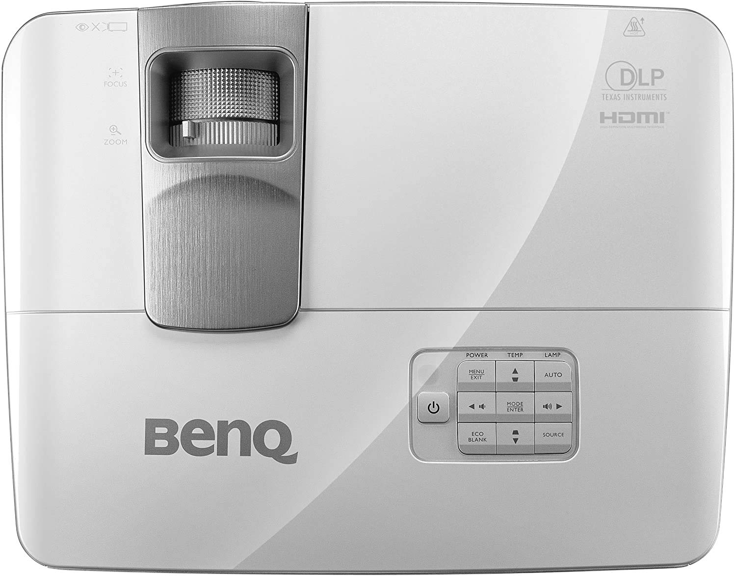 BenQ W1080ST 1080p 3D Short Throw DLP Home Theater Projector (White)