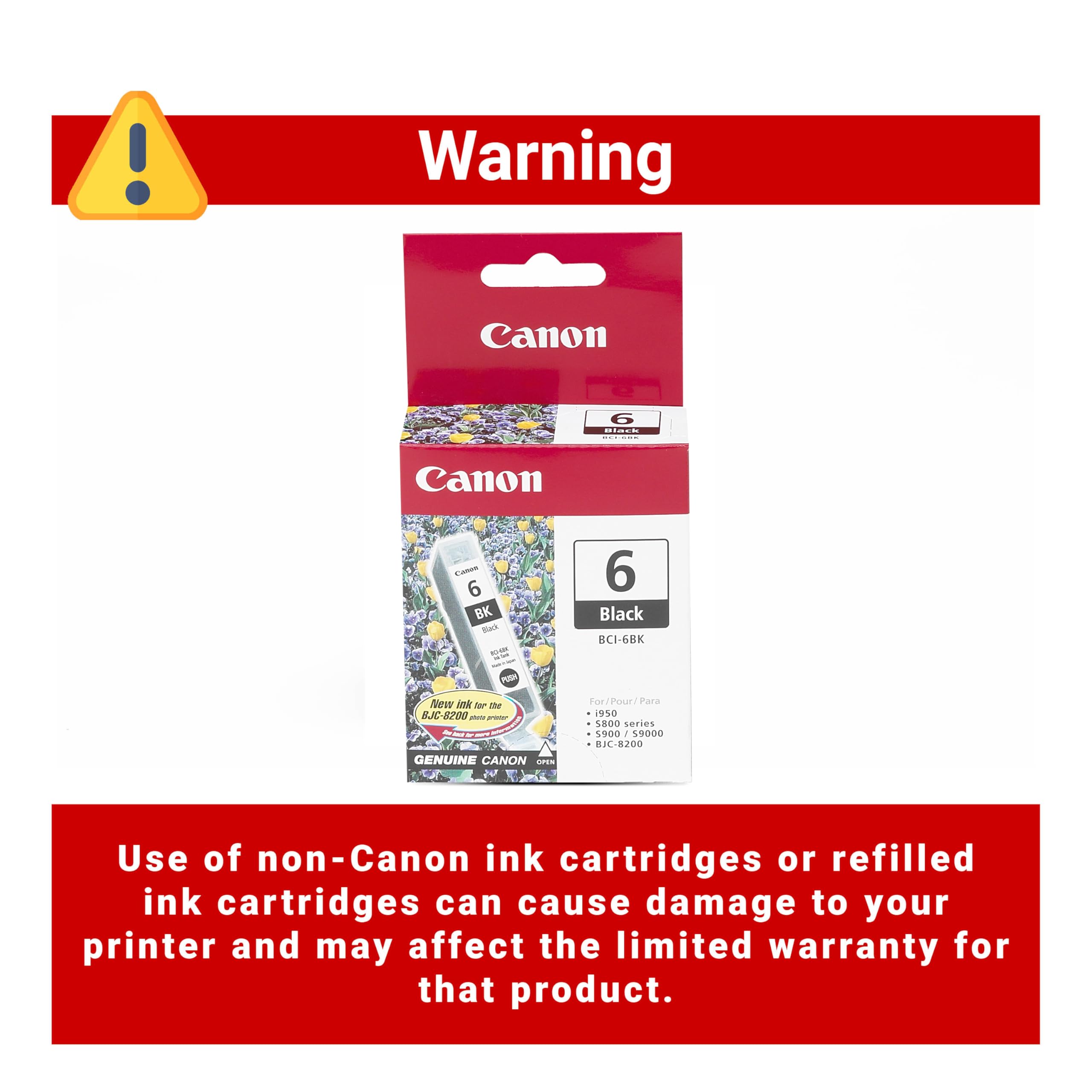 Canon BCI-6 BLACK Compatible to MP760/MP750,MP780 Printers