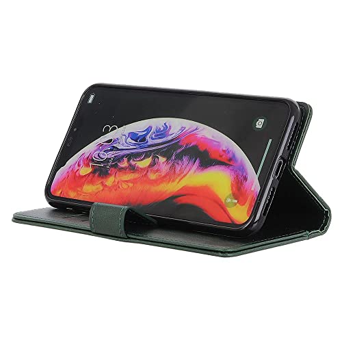 YBROY Case for Motorola ThinkPhone, Magnetic Flip Leather Premium Wallet Phone Case, with Card Slot and Folding Stand, Case Cover for Motorola ThinkPhone.(Green)