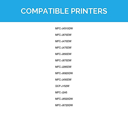 LD Products Compatible Ink Cartridge Replacement for Brother LC103 High Yield (2 Black, 2 Cyan, 2 Magenta, 2 Yellow, 8-Pack)