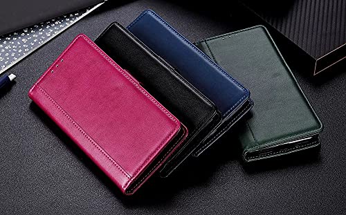 YBROY Case for Motorola ThinkPhone, Magnetic Flip Leather Premium Wallet Phone Case, with Card Slot and Folding Stand, Case Cover for Motorola ThinkPhone.(Green)