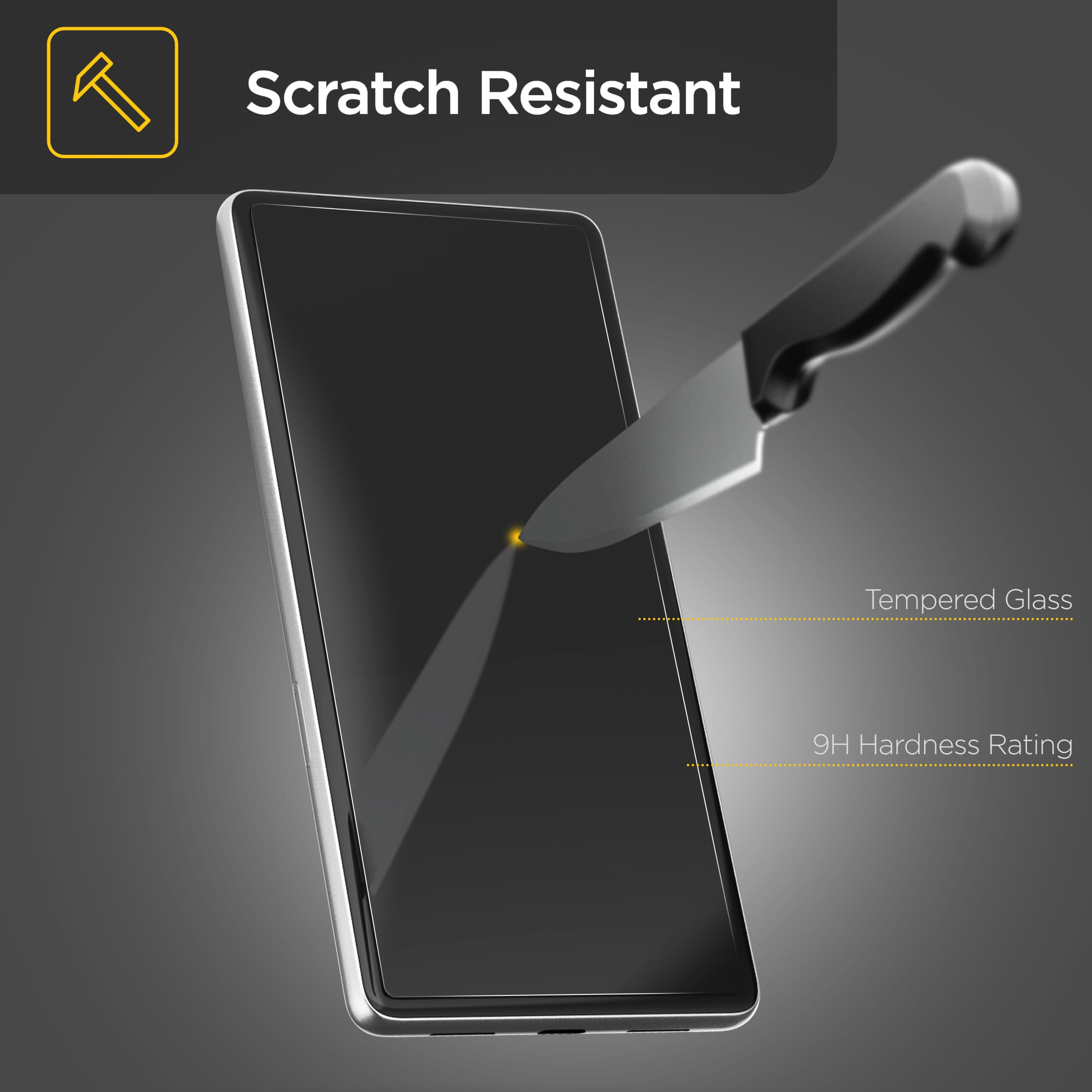 magglass Screen Protector Compatible with ThinkPhone by Motorola - 9H Tempered Glass (2 Pack)