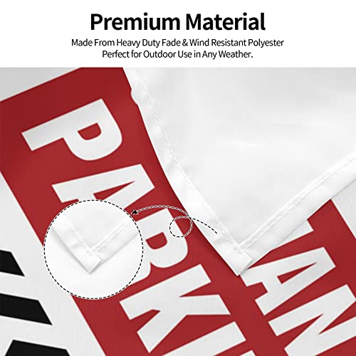 Stuff For Your Room German Teacher Parking Only Flag Car Flags For Room Fall Yard Decor (Size : 120X180CM)
