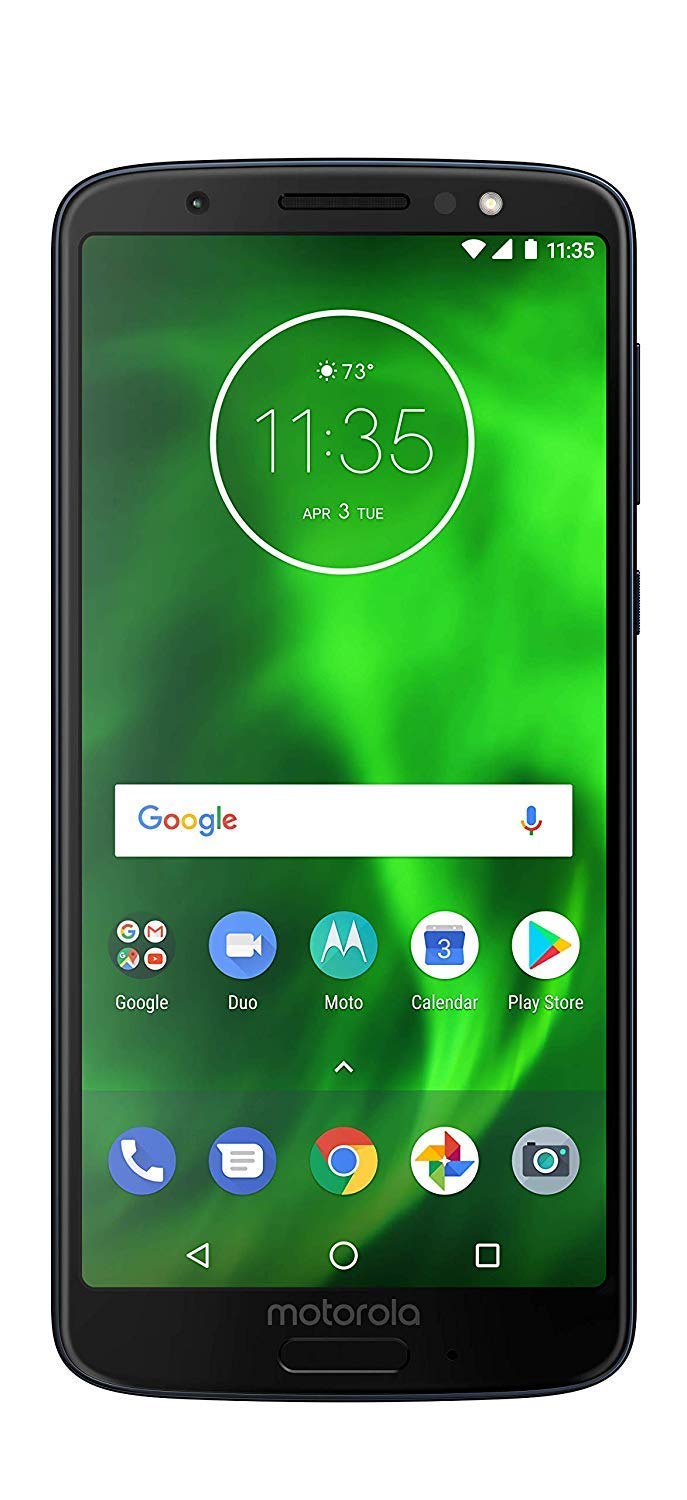 Motorola G6 MOTXT192512-32GB - Black (Verizon) Smartphone (Renewed)