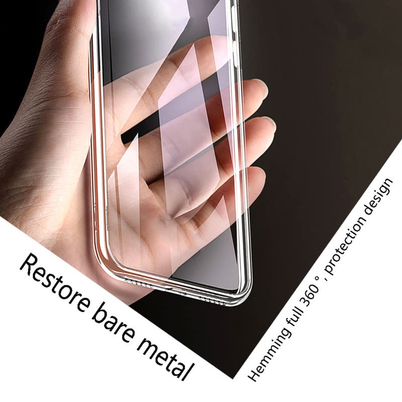 HGJTF Phone Case for Motorola ThinkPhone (6.6 inch), Shockproof Soft TPU Gel Bumper Shell,[Ultra-Thin ] [Anti-Yellowing] Clear Silicone Back Cover for Motorola ThinkPhone - Transparent