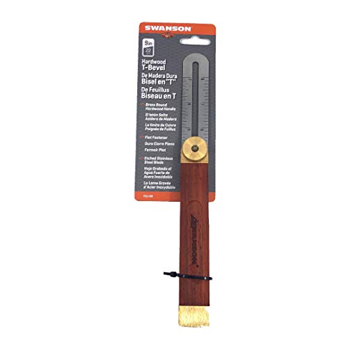 Swanson Tool Co, Inc TS149CP216 Value Pack includes Sliding T-Bevel with Stainless Rule, Hardwood Handle and a 2-Pack AlwaysSharp Carpenter Pencils with Extra Black Graphite Replacement Tips