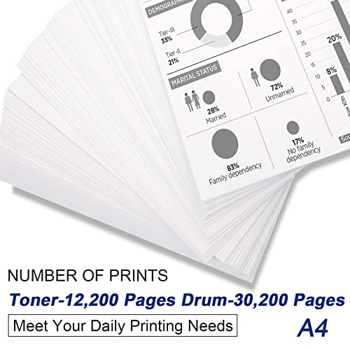 VASERINK 2-Pack (1Toner+1Drum) Compatible TN-780 Toner Cartridge and DR-720 Drum Unit Replacement for Brother HL-6180DW 6180DWT MFC-8950DW 8950DWT Printer