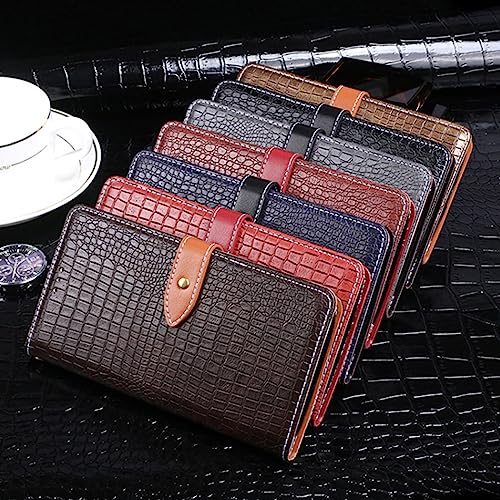 YZKJSZ Wallet Case for Motorola ThinkPhone Flip PU Elegant Retro Leather Case with Magnetic Closure Credit Card Slots and Stand Protective Cover for Motorola ThinkPhone (6,6") - SBlue