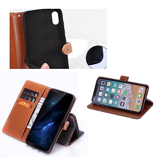 YZKJSZ Wallet Case for Motorola ThinkPhone Flip PU Elegant Retro Leather Case with Magnetic Closure Credit Card Slots and Stand Protective Cover for Motorola ThinkPhone (6,6") - SBlue