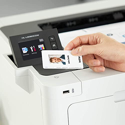 Brother L-8360CDW Series Business Color Laser Printer | Wireless | Mobile Printing | Auto 2-Sided Printing | Print Up to 33 ppm | Up to 250 Sheets Paper Input | 2.7" Color Touchscreen + Printer Cable