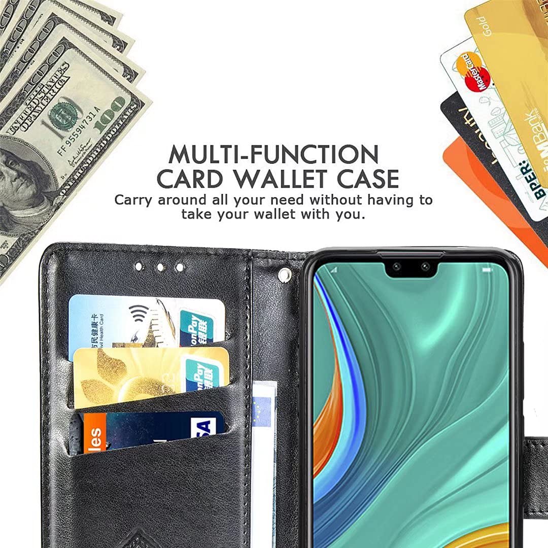 YBROY Case for Motorola ThinkPhone, Magnetic Flip Leather Premium Wallet Phone Case, with Card Slot and Folding Stand, Case Cover for Motorola ThinkPhone.(Grey)