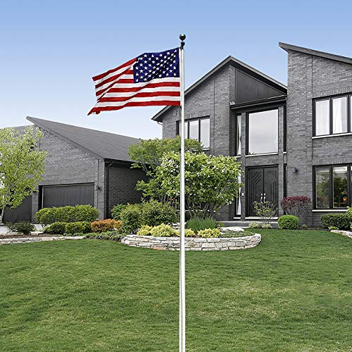 5x3 Ft American Outdoor Flag US Flag Bright Color and UV Fade Proof Canvas Header and Double Stitched - USA Flags with Brass Grommets