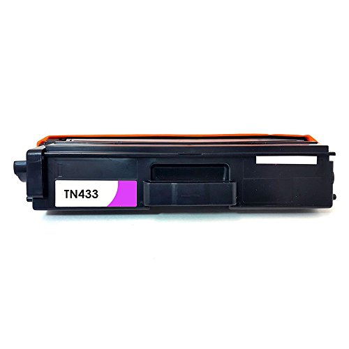 GreenEngineered High Yield Toner Cartridges Value Pack - Compatible for TN433 Brother TN433BK TN433C TN433M TN433Y (BCMY) (4)