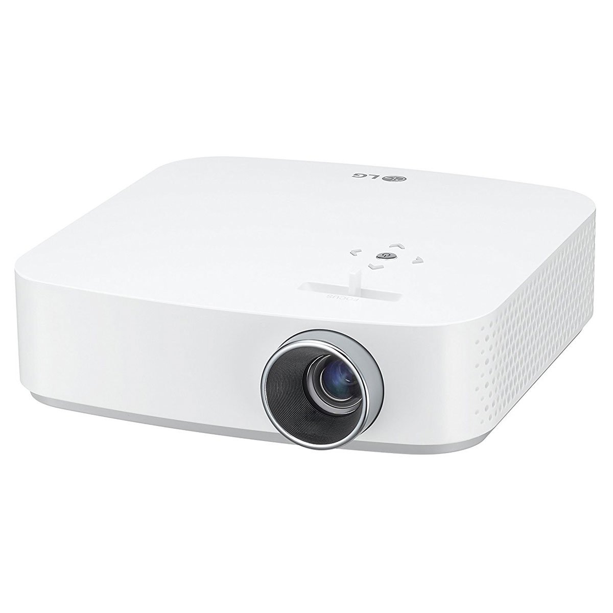 LG PF50KA 100â Portable Full HD (1920 x 1080) LED Smart TV Home Theater CineBeam Projector with Built-in Battery (2.5 Hours) - White