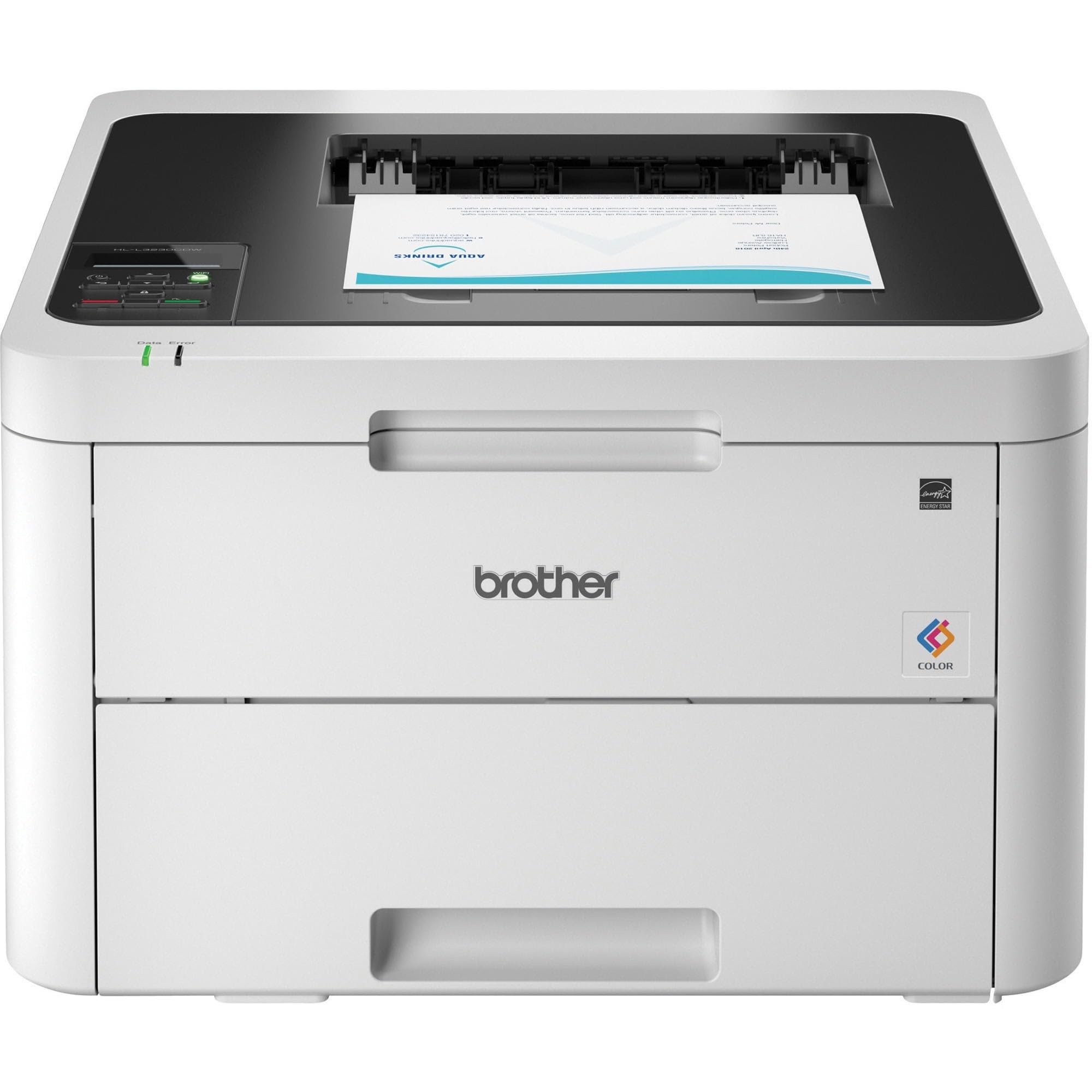Brother HL-L3230CDW Compact Digital Color, Providing Laser Printer Quality Results with Wireless Printing and Duplex Printing, Amazon Dash Replenishment Ready, White
