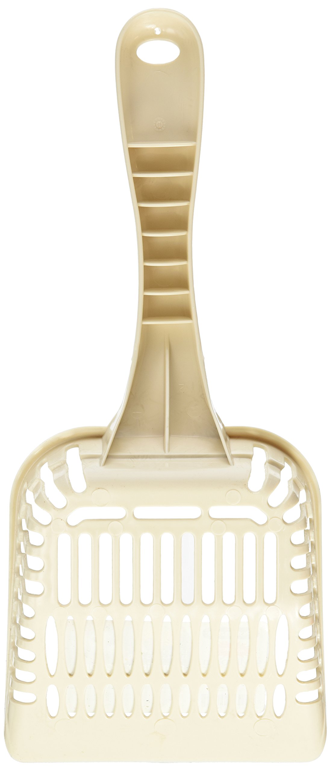 Petmate Litter Scoop with Deep Shovel for Cats, Giant Size, Bleached Linen
