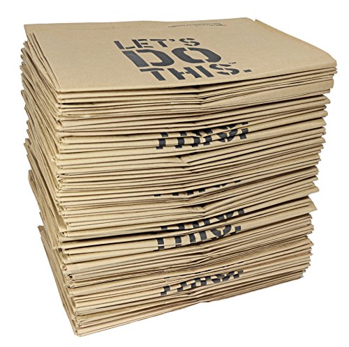 Home Depot Heavy Duty Brown Paper 30 Gallon Lawn and Refuse Bags for Home and Garden (70 Lawn Bags)
