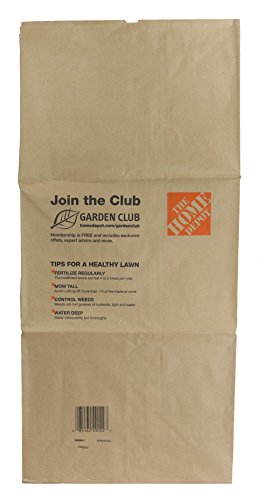 Home Depot Heavy Duty Brown Paper 30 Gallon Lawn and Refuse Bags for Home and Garden (70 Lawn Bags)