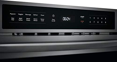 Frigidaire FGMO3067UD 30" Gallery Series Built-in Microwave with 1.6 cu. ft. Capacity Drop Down Door Interior LED Lights and Sensor Cooking in Black Stainless Steel