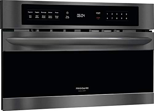 Frigidaire FGMO3067UD 30" Gallery Series Built-in Microwave with 1.6 cu. ft. Capacity Drop Down Door Interior LED Lights and Sensor Cooking in Black Stainless Steel