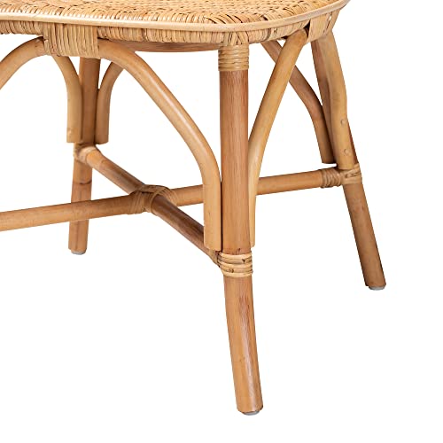 Baxton Studio Irene Dining Chair, One Size, Natural Brown