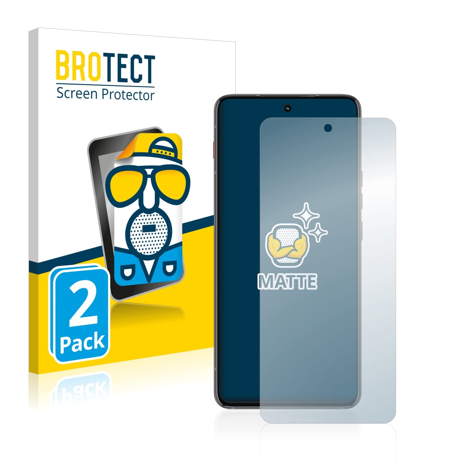 brotect Screen Protection Film 2-Pack Compatible with Motorola ThinkPhone Anti Glare Screen Protector [Matte, Scratch Proof]