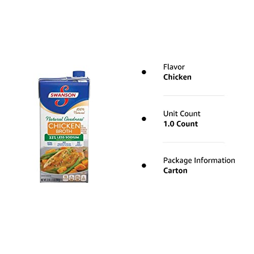 Swanson Natural Goodness Chicken Broth Carton - 32oz (Pack of 2)