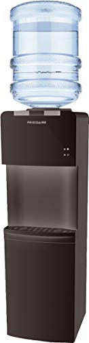 Frigidaire EFWC498 - Top Loading Cooler Dispenser -Hot & Cold Water - Black & Bounty Quick-Size Paper Towels, White, 12 Family Rolls = 30 Regular Rolls