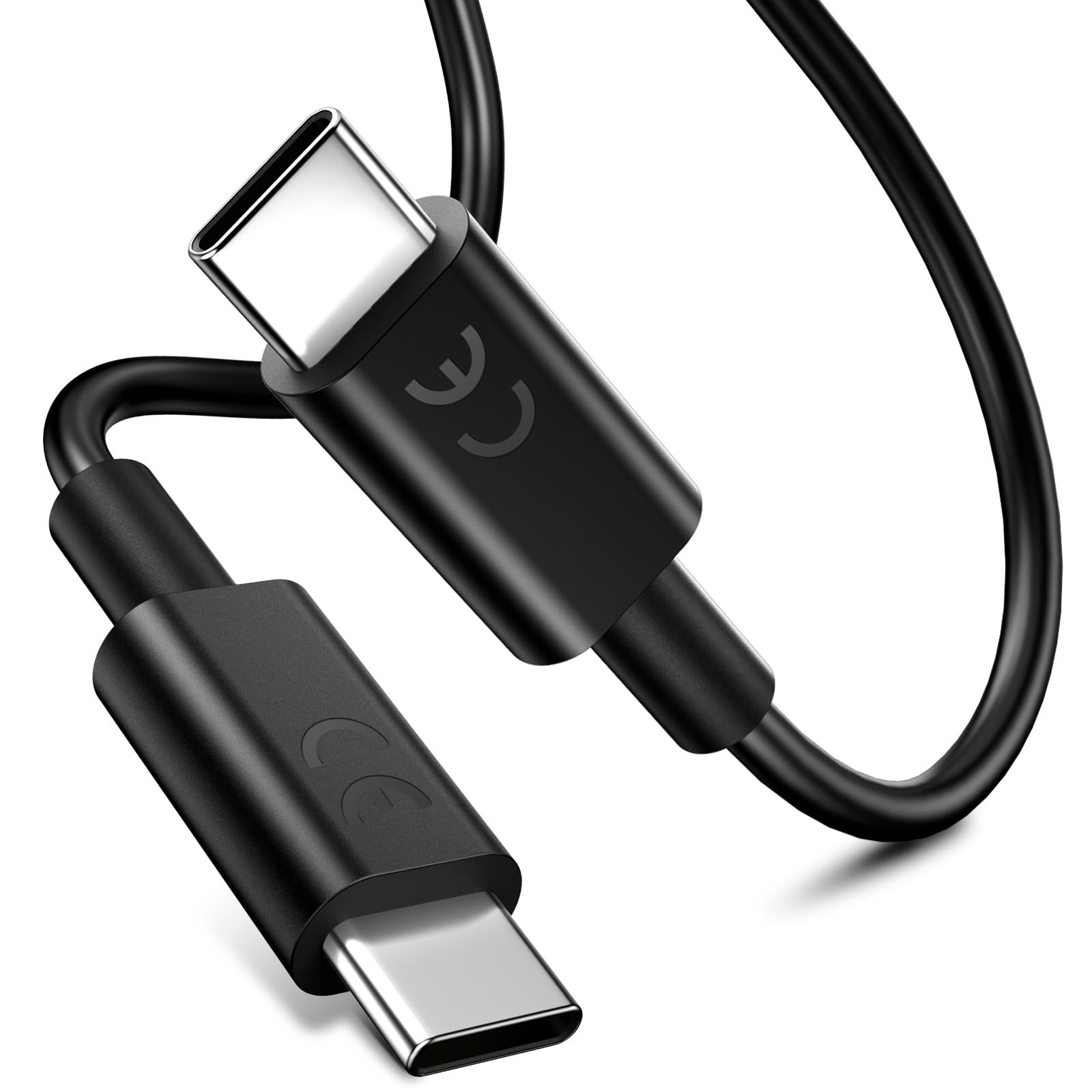 COOYA USB C Charge Cable for Motorola Edge+/Edge 30/Razr 40 Ultra, 6.5A TurboPower Charging Cable 3.3ft USB-C to Type C Fast Charging/Data Transfer Cord for iPhone 16 Moto G Power/Play/Pure/Stylus 5G