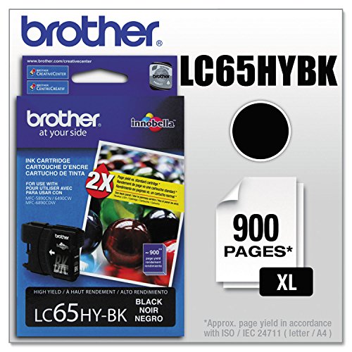 Brother Lc65hybk Innobella High-Yield Ink Cartridge, Black - in Retail Packaging