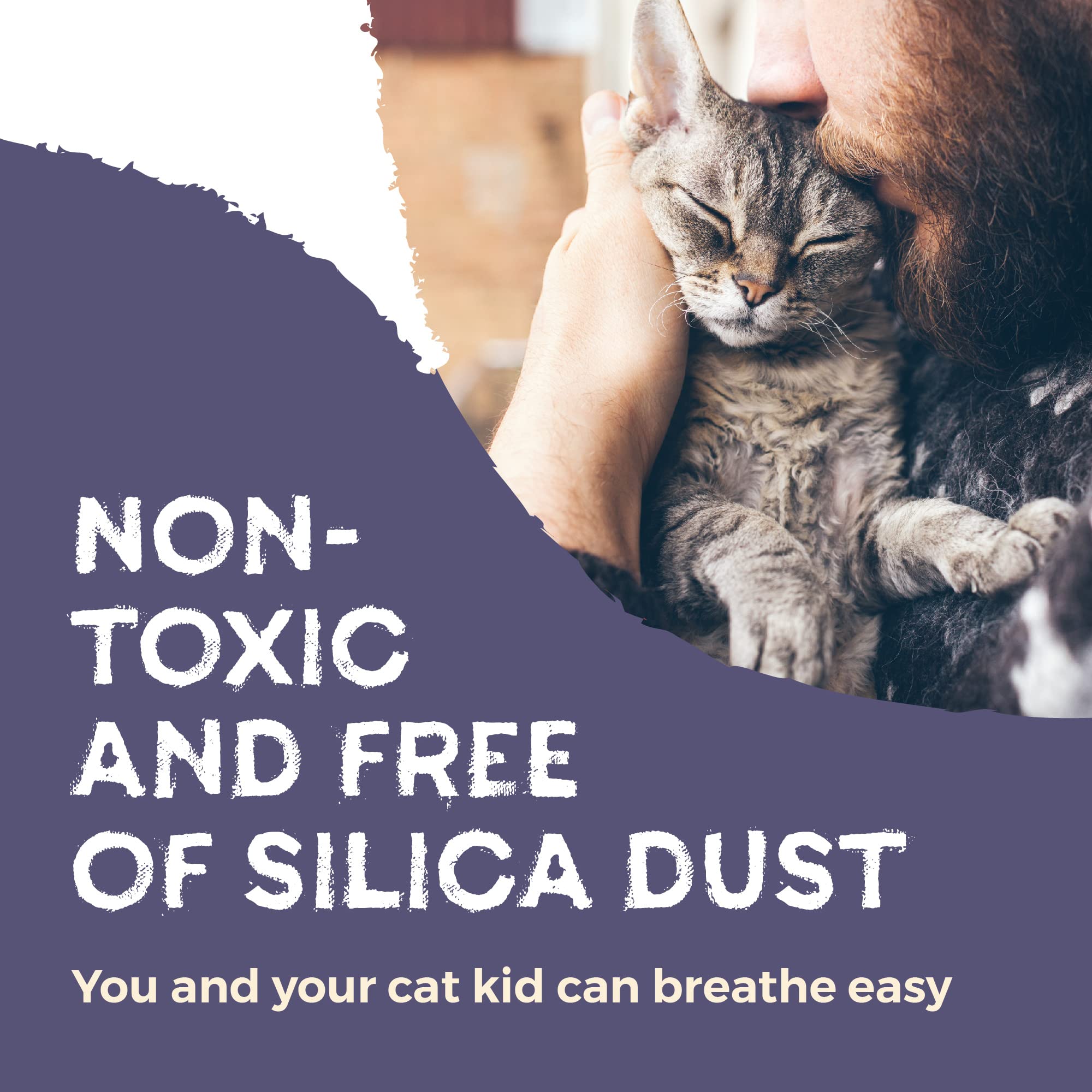 Naturally Fresh Cat Litter Made From Walnut Shells, Pellet Non-Clumping, Sustainable, and Upcycled, 26 Lbs