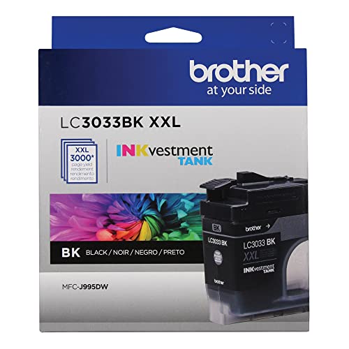 BrotherĀ® LC3033 Super-High-Yield Black Ink Cartridge, LC3033BKS