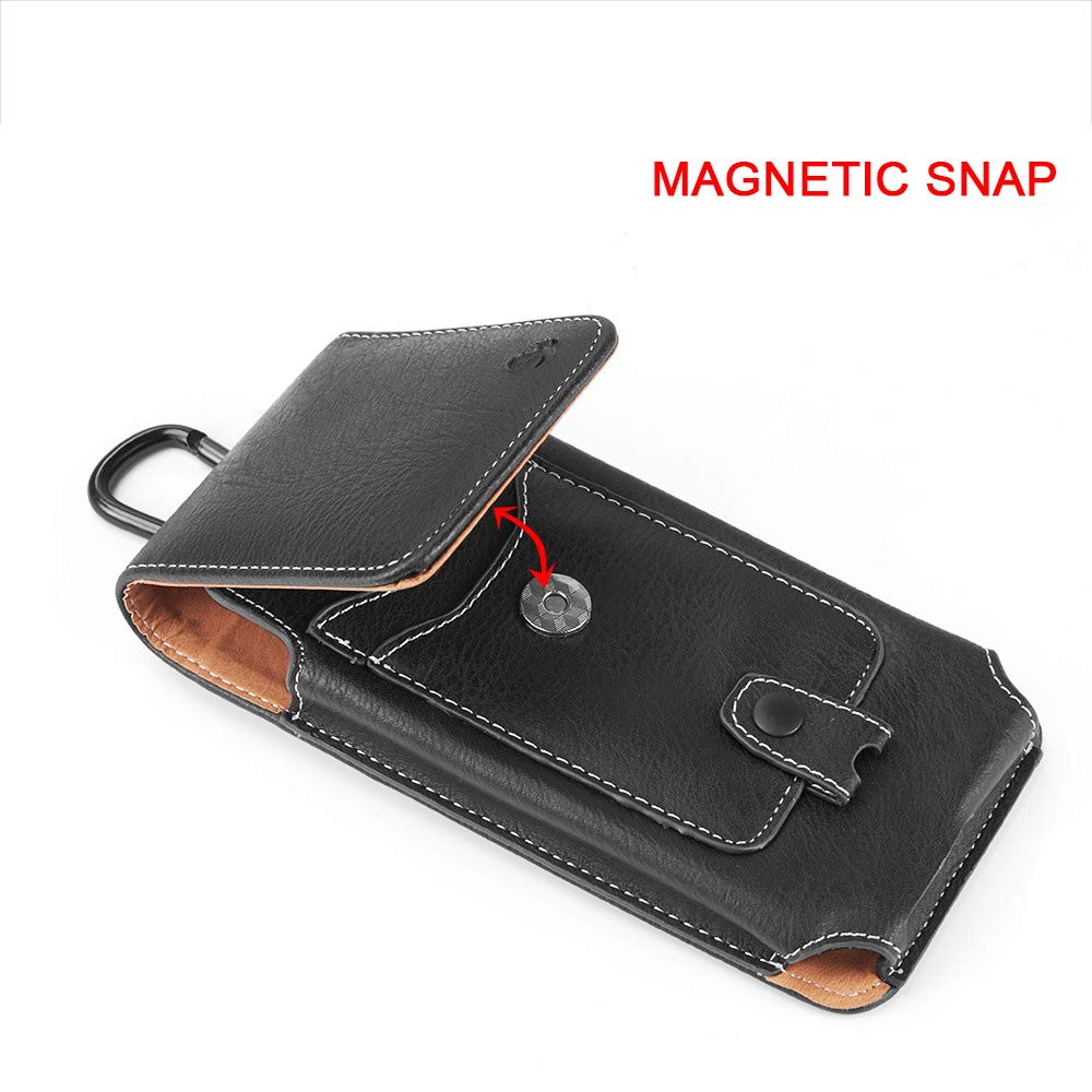 Smartphone Belt Holster Bag for iPhone 16 Pro, 16 Plus, 15 Plus, 16, 15 Pro Max, 15, 14 Pro, 14 Plus, 14 Pro Max, 13 Pro Max