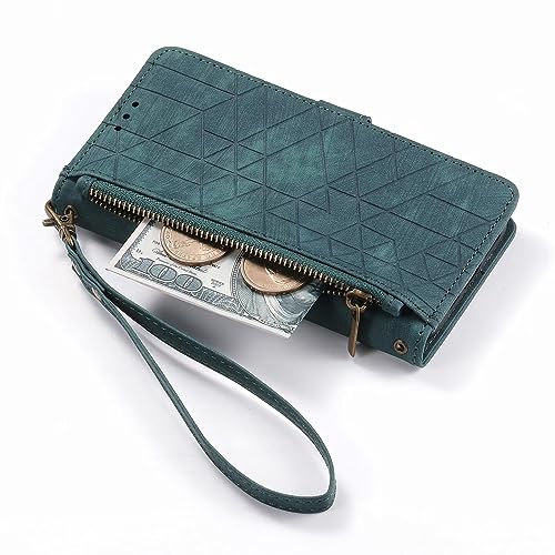 YBROY Case for Motorola ThinkPhone, Magnetic Flip Leather Premium Wallet Phone Case, with Card Slot and Folding Stand, Case Cover for Motorola ThinkPhone.(Black)