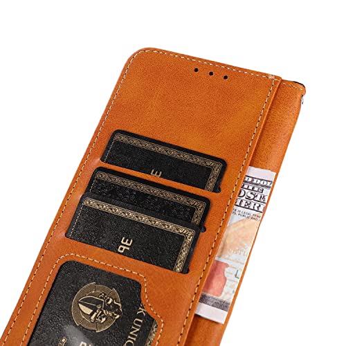 YBROY Case for Motorola ThinkPhone, Magnetic Flip Leather Premium Wallet Phone Case, with Card Slot and Folding Stand, Case Cover for Motorola ThinkPhone.(Pink)
