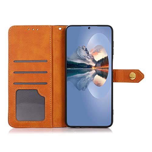 YBROY Case for Motorola ThinkPhone, Magnetic Flip Leather Premium Wallet Phone Case, with Card Slot and Folding Stand, Case Cover for Motorola ThinkPhone.(Pink)