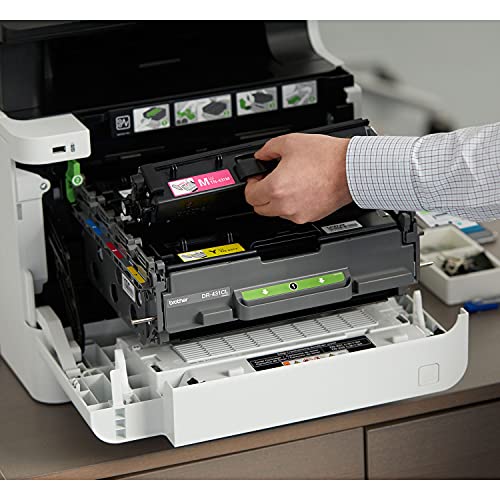 Brother MFC-L8610CD All-in-One Color Wireless Laser Printer for Home Office - Print Copy Scan Fax - 33 ppm, 600 x 2400 dpi, 8.5 x 14, Automatic Duplex Printing, 50-Sheet ADF - BROAG Printer Cable